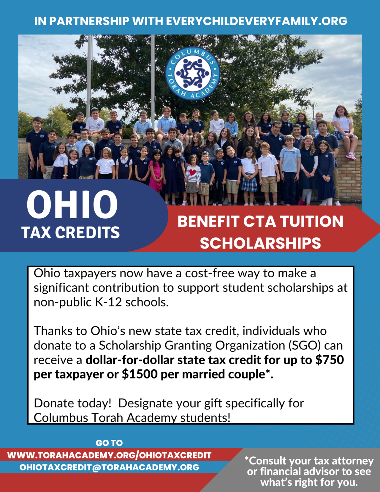 Ohio Tax Credit | Columbus Torah Academy